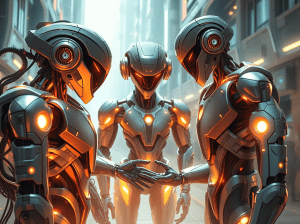 Future of Sentient Machines – JRN Calo AI Digital Art & Sci-Fi