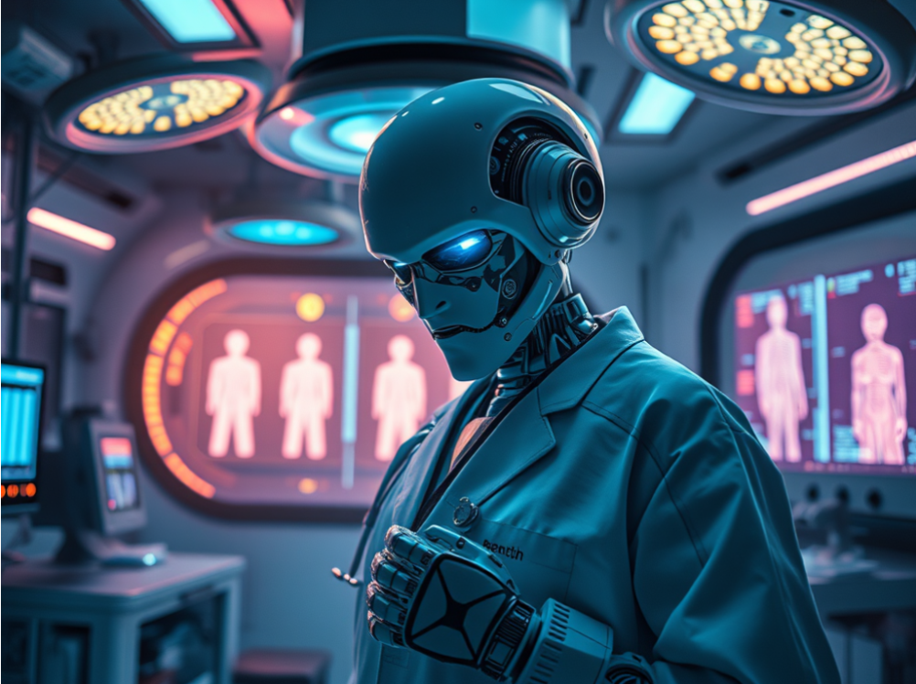 The Hospital of Broken Algorithms – JRN AI Digital Art & Sci-Fi